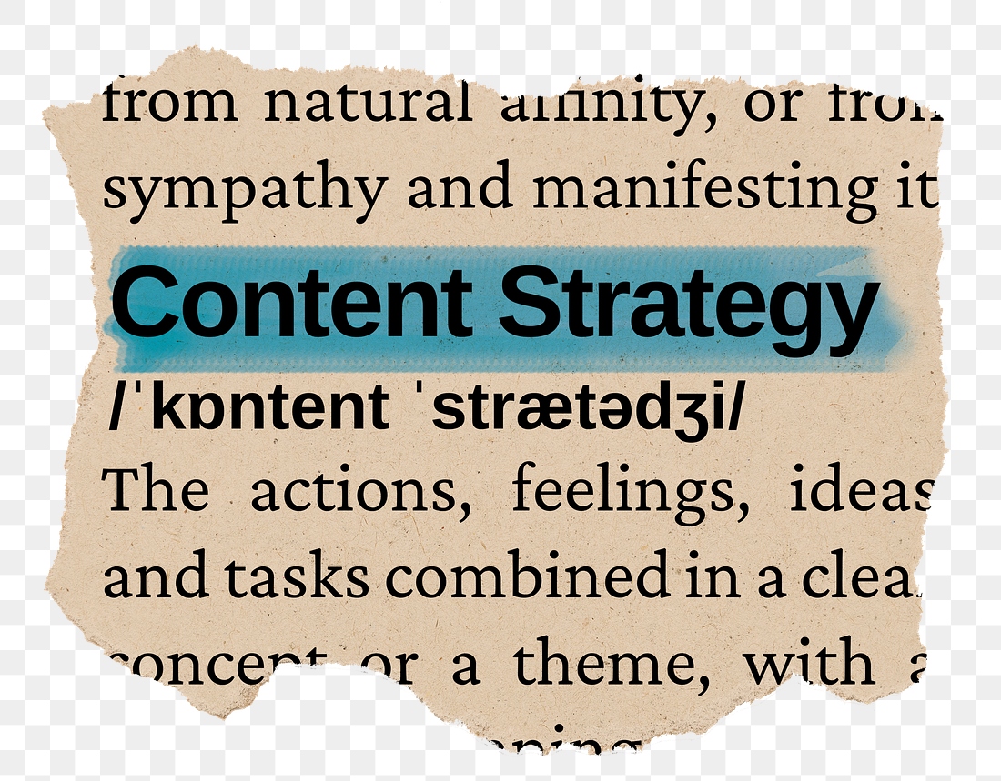 Content strategy png word sticker, | Premium PNG - rawpixel