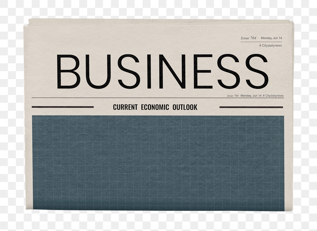 Professional business png newspaper sticker, | Premium PNG - rawpixel