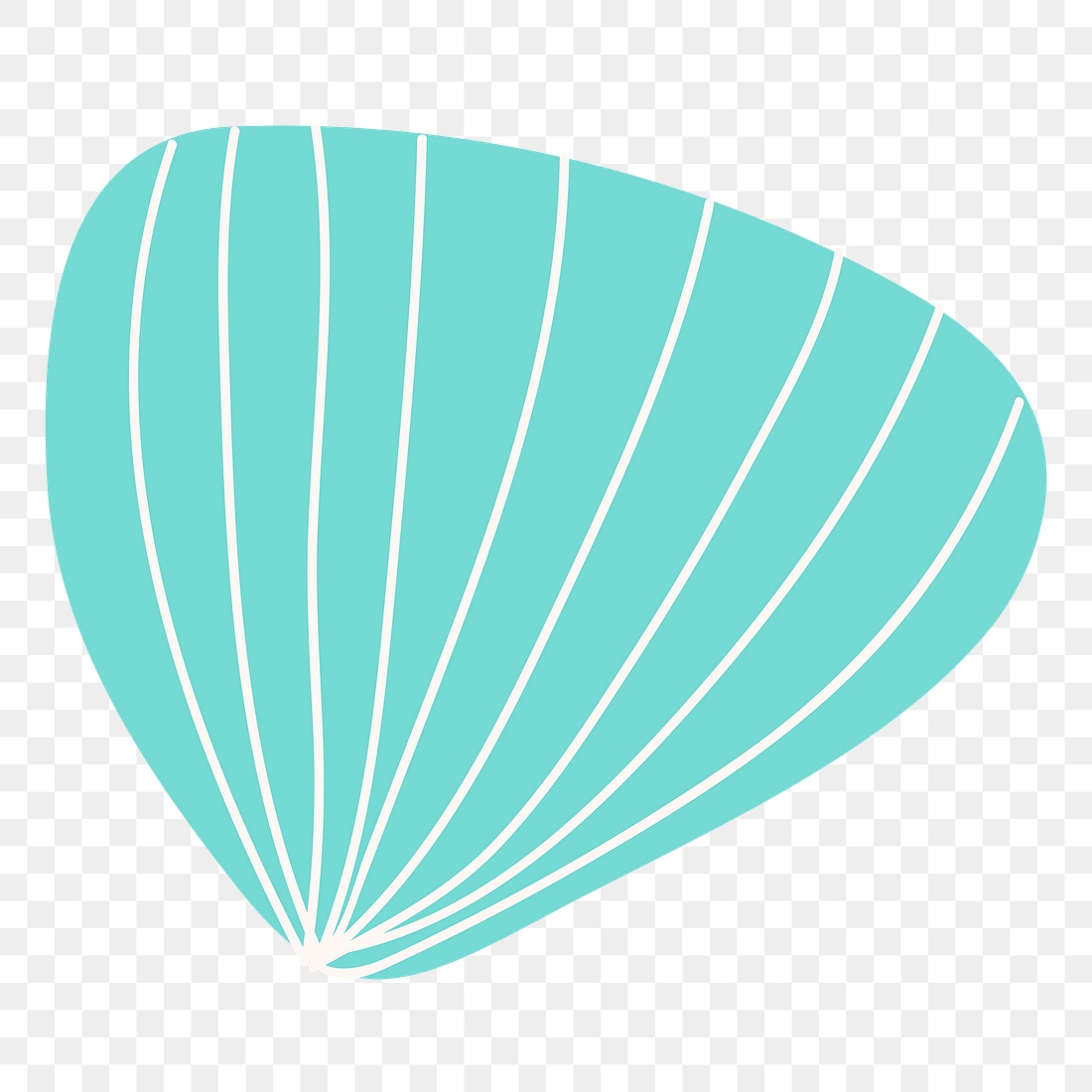 Green shell png sticker, abstract | Premium PNG - rawpixel