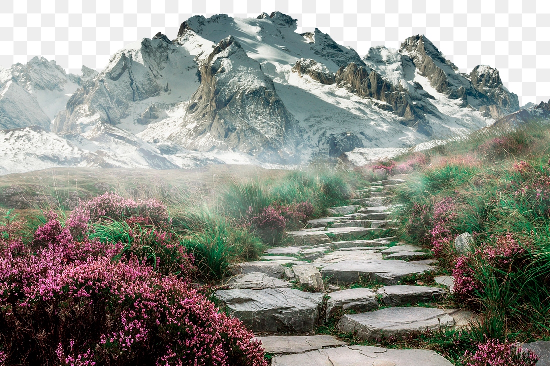 Nature landscape png border, transparent | Free PNG - rawpixel