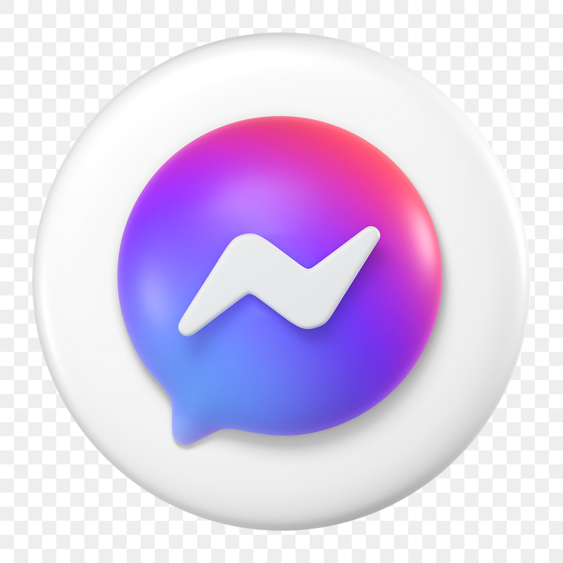 Messenger icon social media 3D | Premium Icons - rawpixel