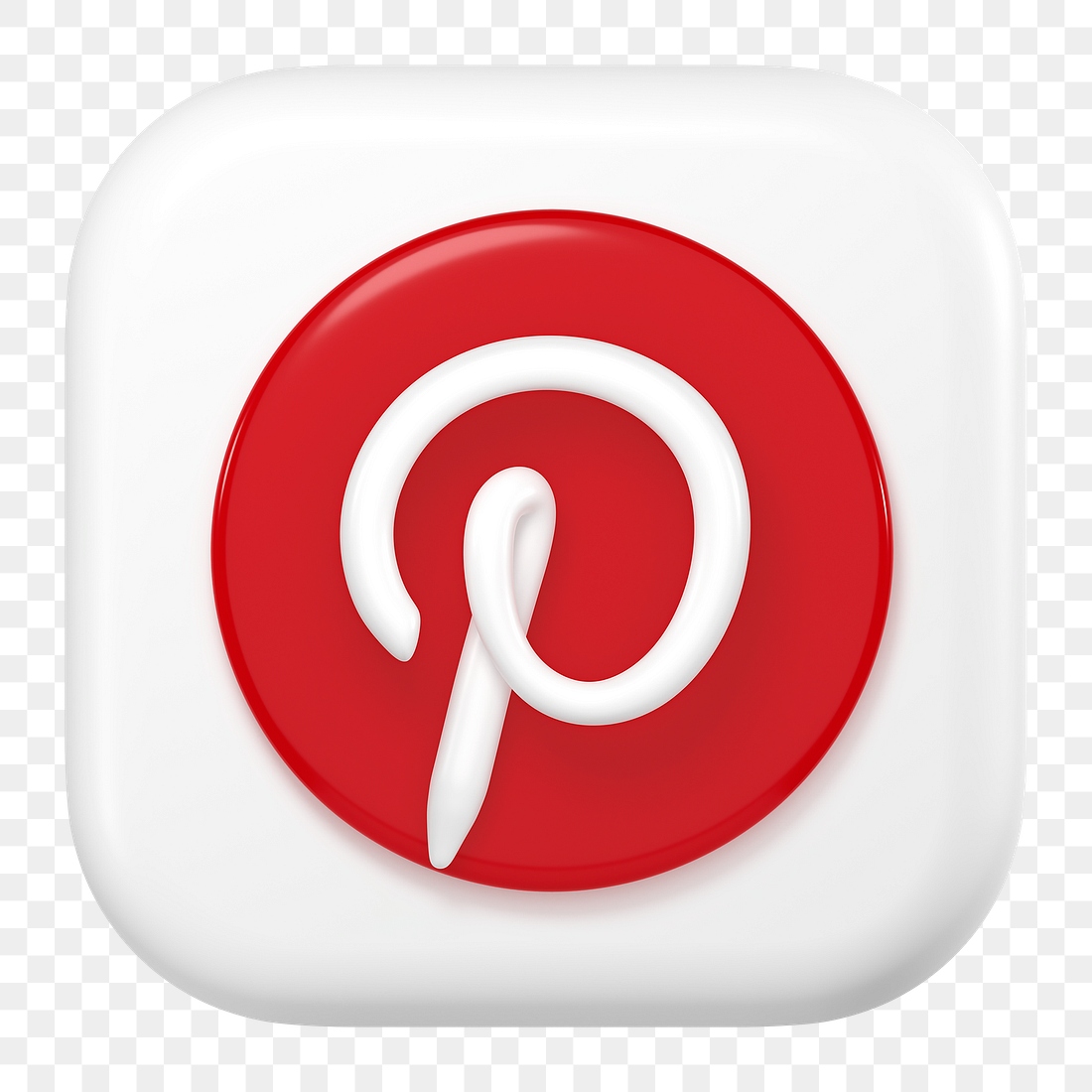 Pinterest icon social media 3D | Premium Icons - rawpixel