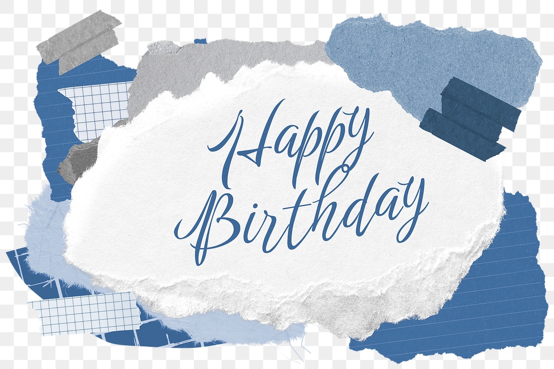 Happy Birthday png word sticker | Premium PNG - rawpixel
