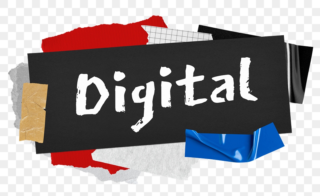 Digital png word sticker typography, | Premium PNG - rawpixel