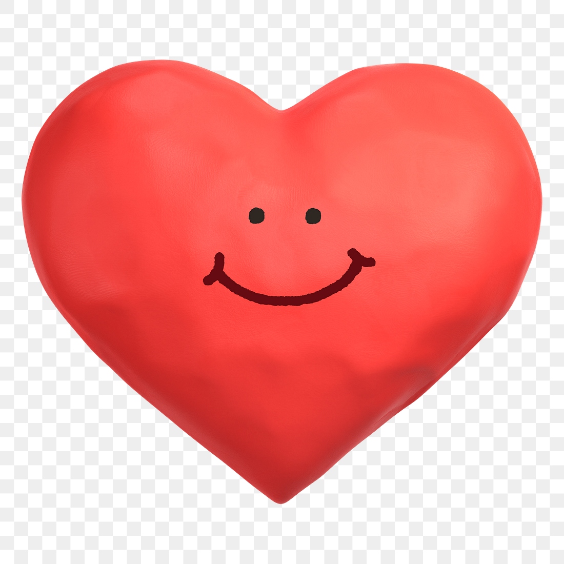 Smiling heart png sticker, 3D | Premium PNG - rawpixel