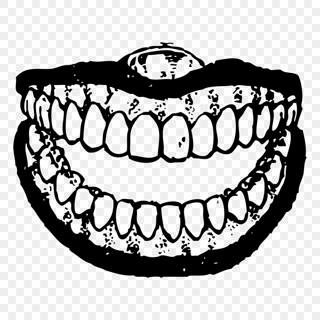 Human teeth png sticker, transparent | Free PNG - rawpixel