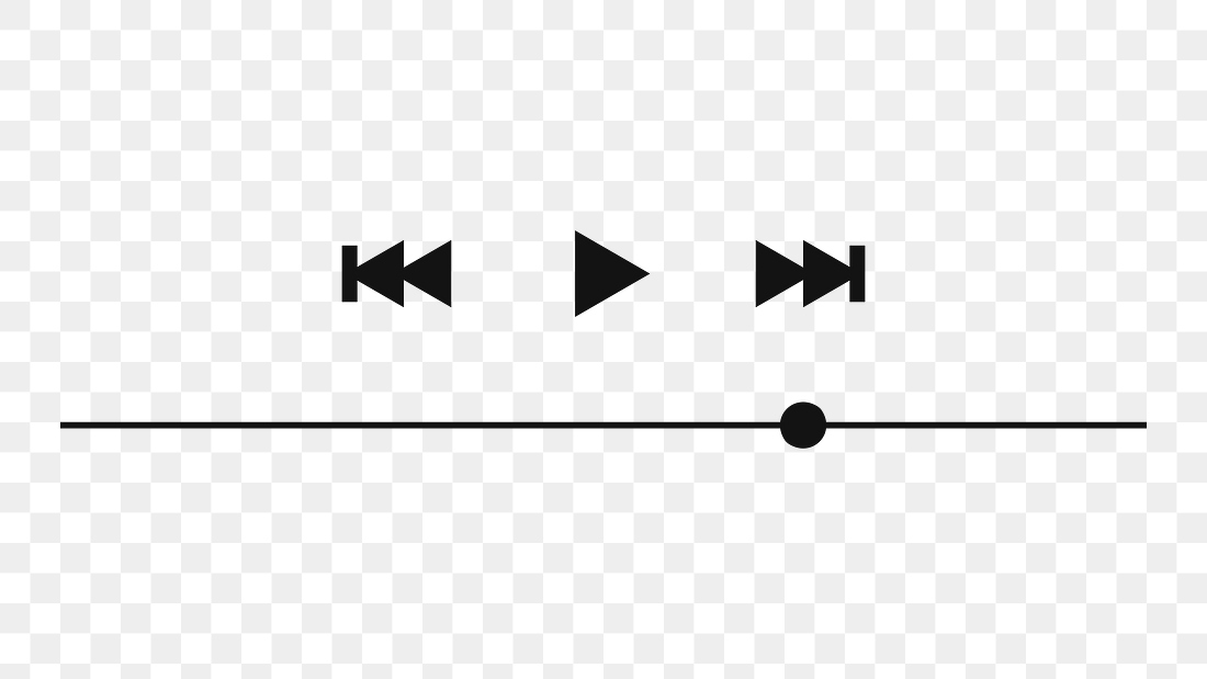 Png music player bar sticker | Premium PNG - rawpixel