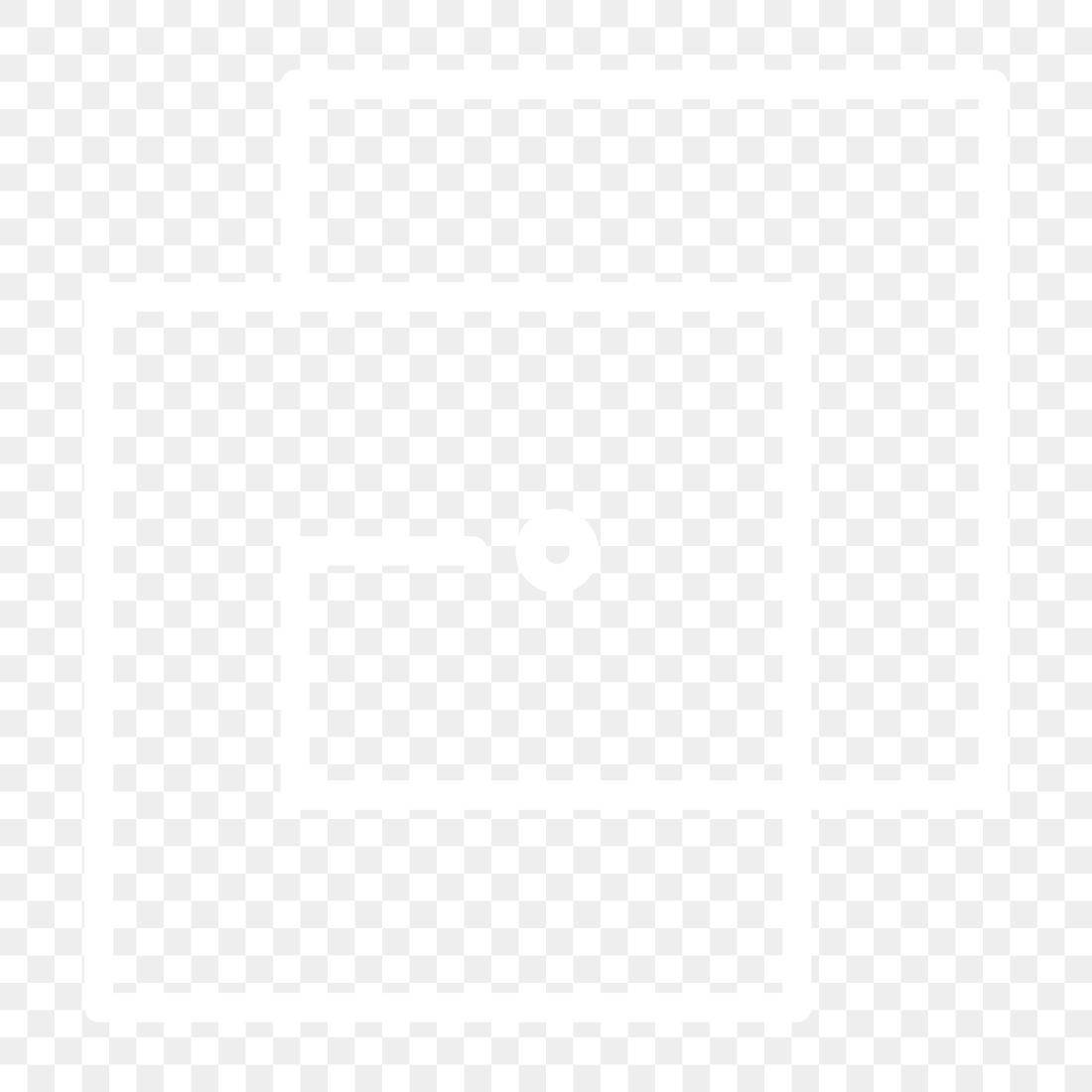 Png double square sticker, transparent | Premium PNG - rawpixel