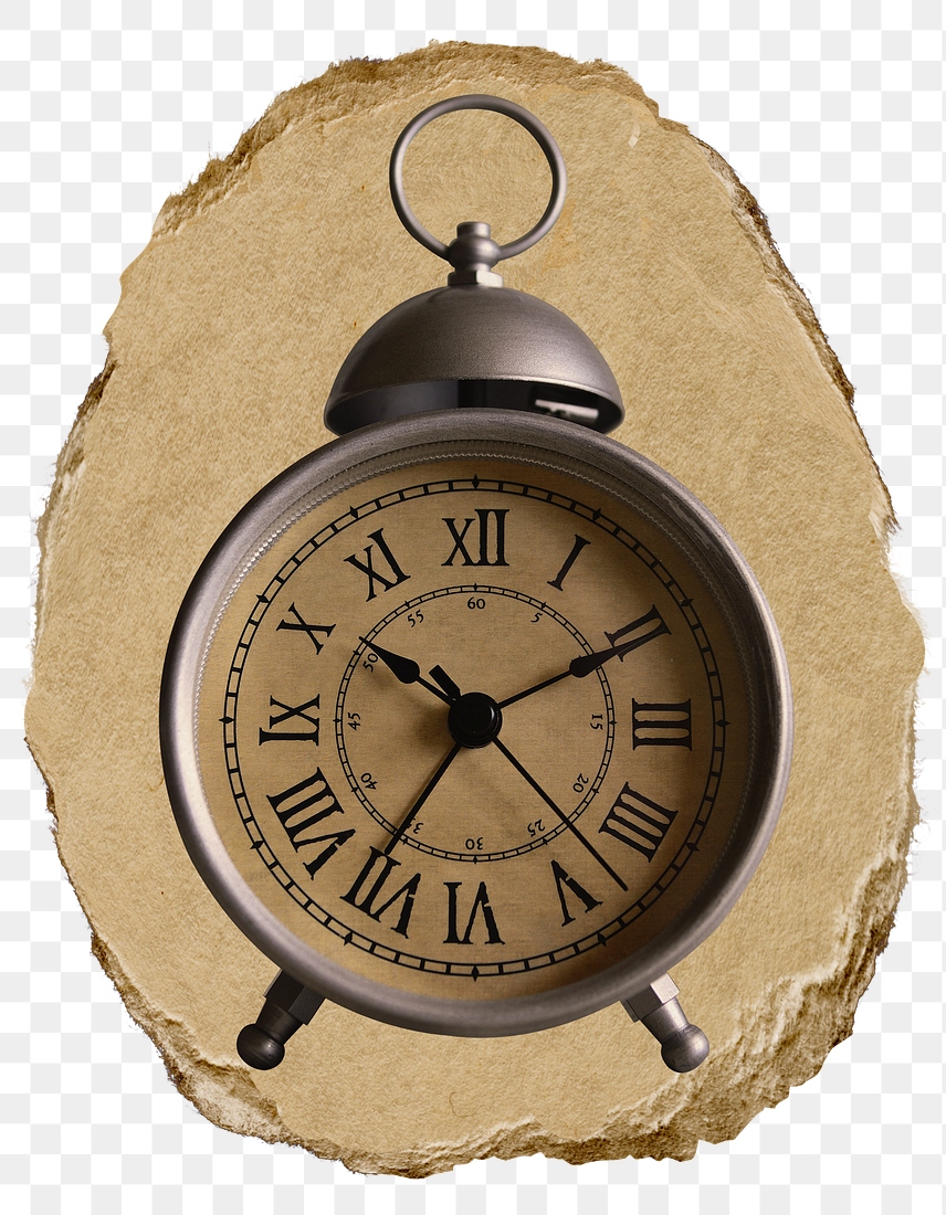 Png vintage alarm clock sticker, | Free PNG - rawpixel