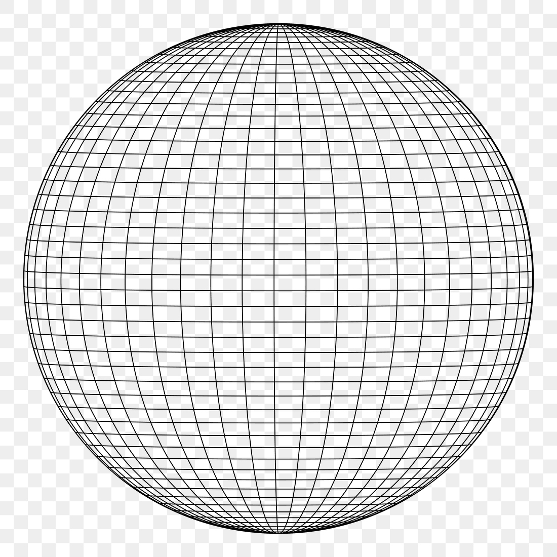 Round grid png illustration, transparent | Free PNG - rawpixel