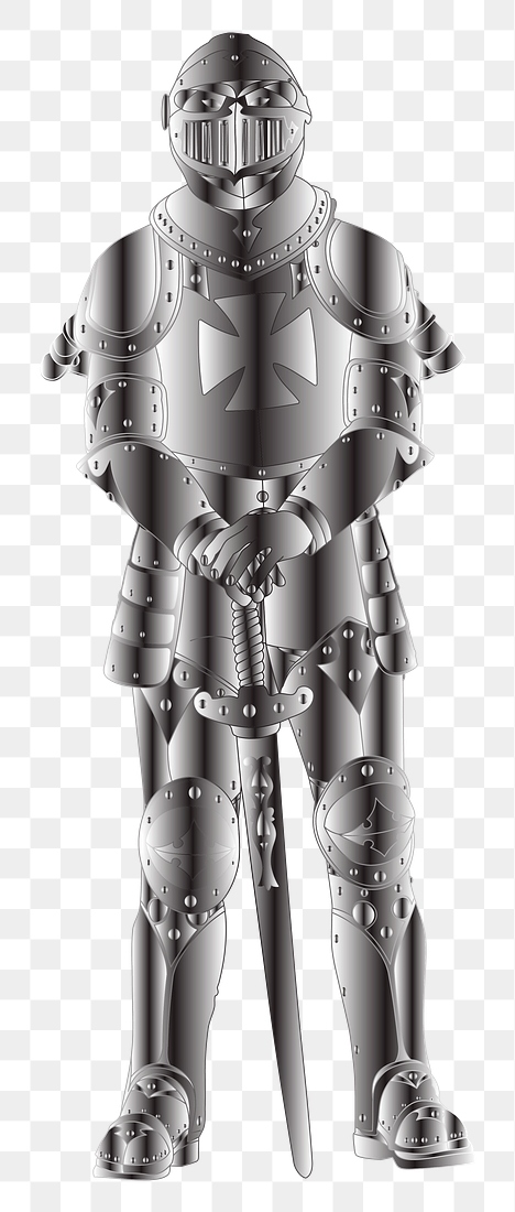 Knight png illustration, transparent background. | Free PNG - rawpixel