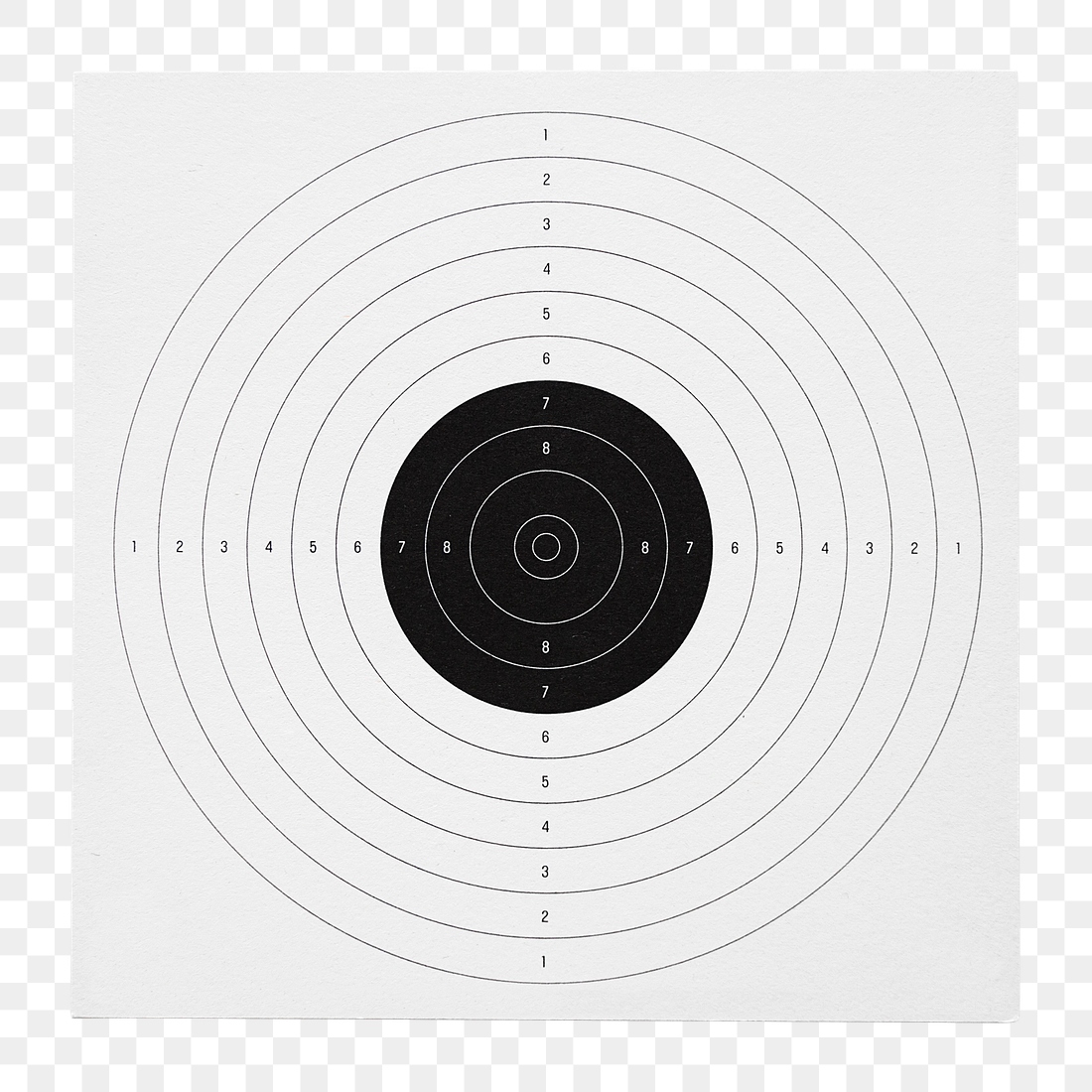 Gun target png sticker, transparent | Free PNG - rawpixel
