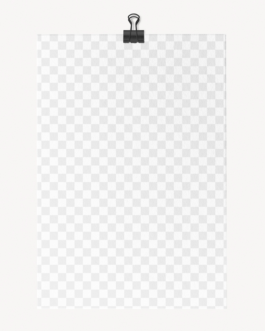 Paper document png mockup, transparent | Free PNG - rawpixel