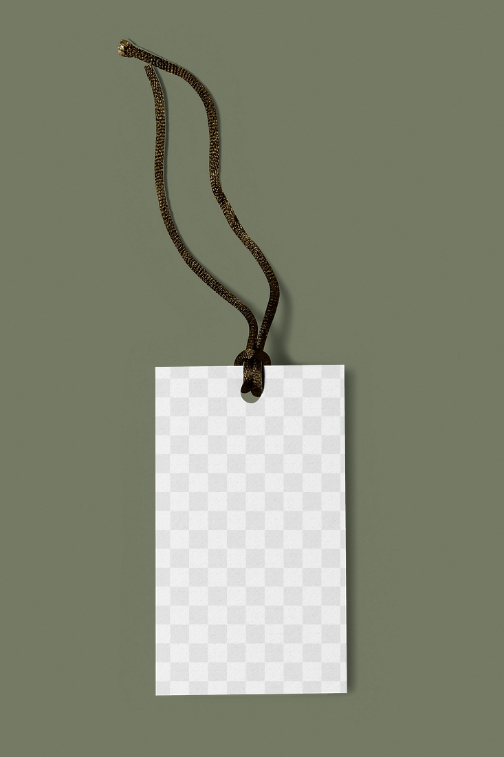 Clothing tag png mockup, transparent | Premium PNG - rawpixel