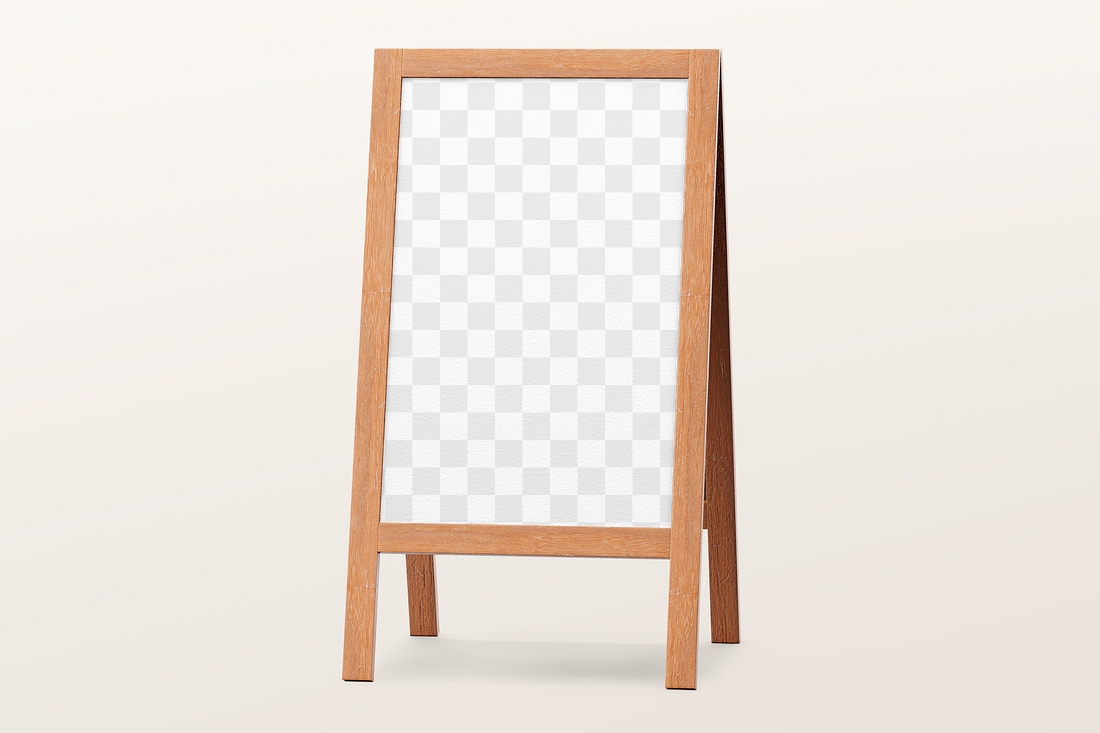 A-frame sign png transparent mockup | Premium PNG - rawpixel