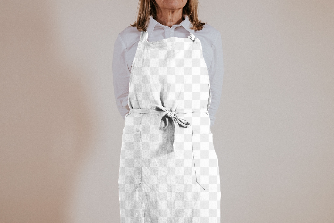 Apron png transparent mockup, editable | Premium PNG - rawpixel