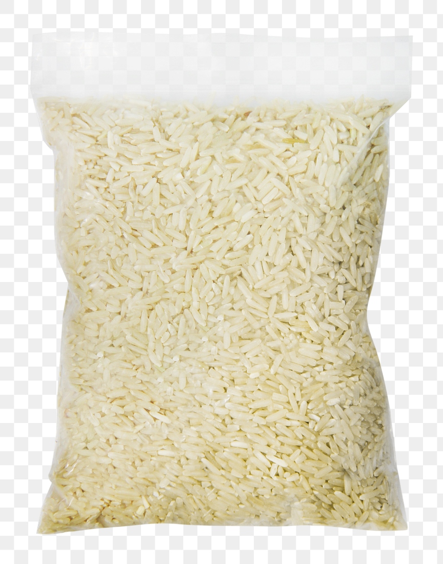 Bag rice png sticker, transparent | Free PNG - rawpixel
