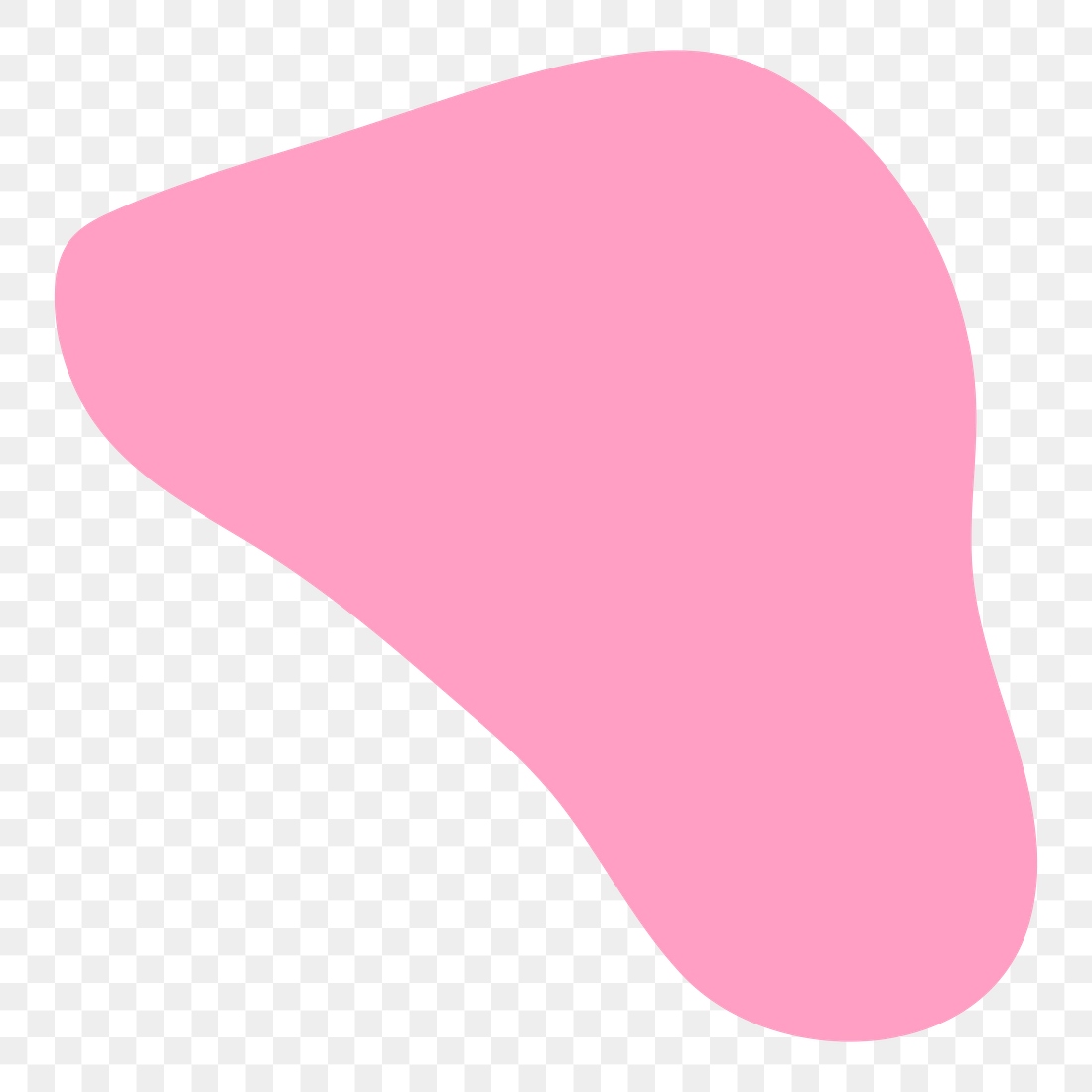 Pink blob shape png abstract | Premium PNG - rawpixel