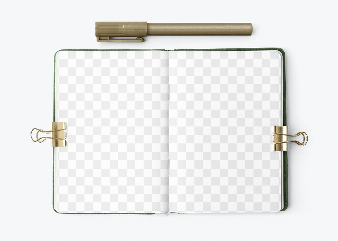 Open journal pages png mockup, | Premium PNG - rawpixel