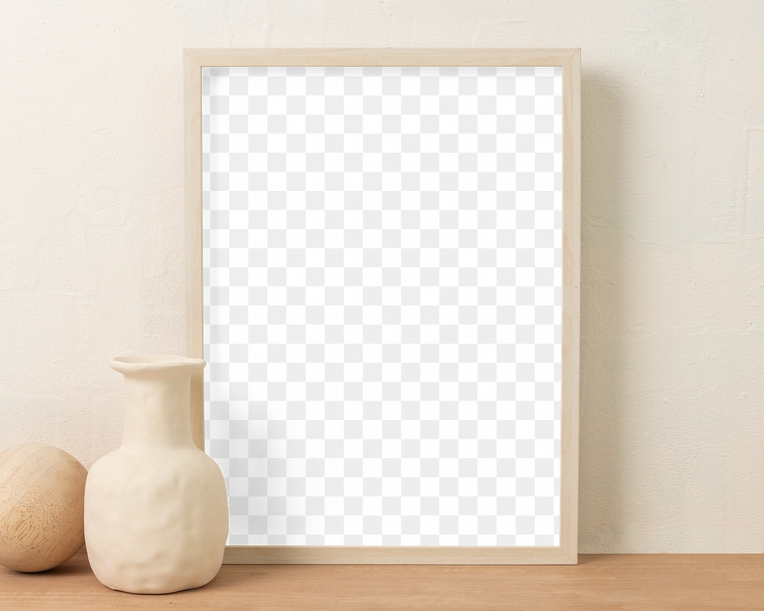 Photo frame png mockup, Japandi | Premium PNG - rawpixel