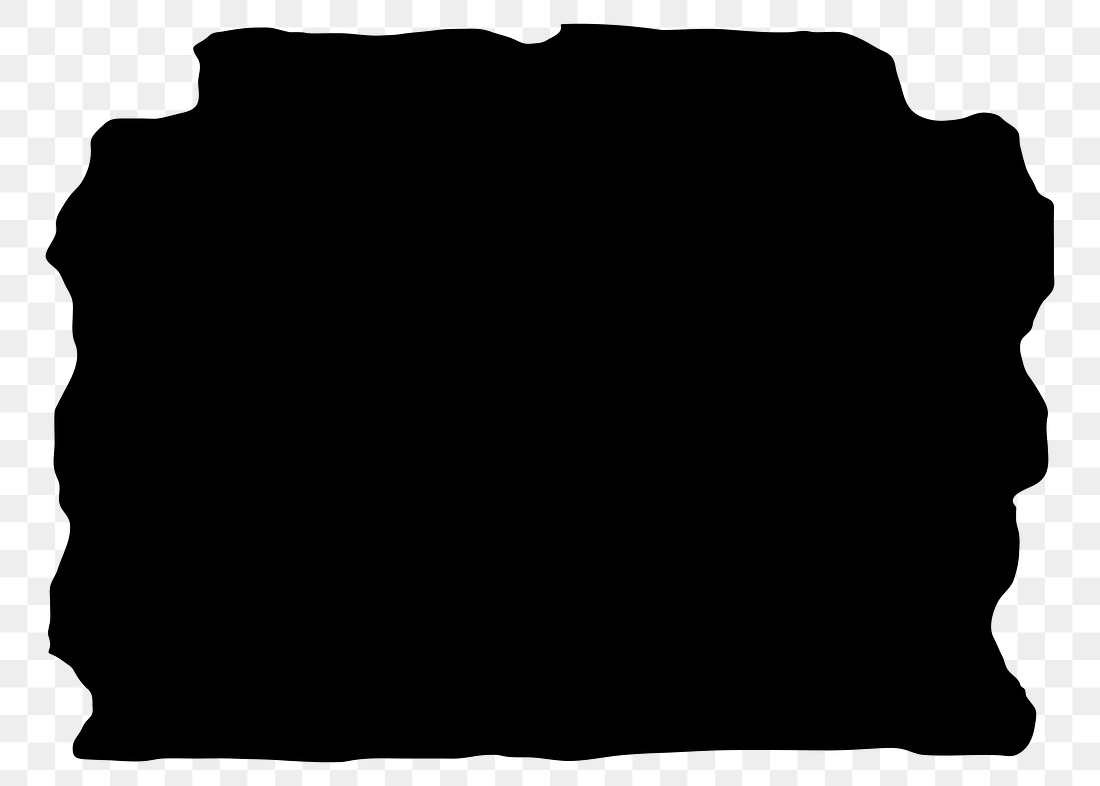 Abstract black shape png sticker, | Premium PNG - rawpixel