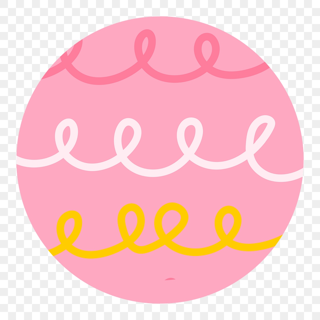 Cute circle png sticker, transparent | Premium PNG - rawpixel