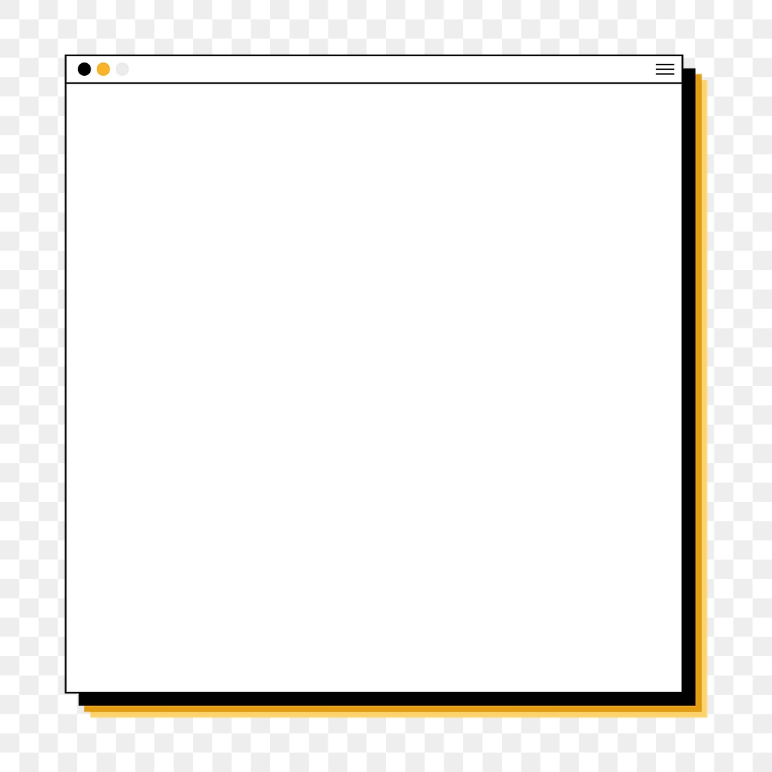 Popup window png frame sticker | Premium PNG - rawpixel