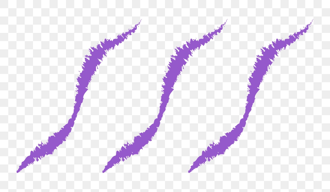 Scratch marks png sticker, transparent | Premium PNG - rawpixel