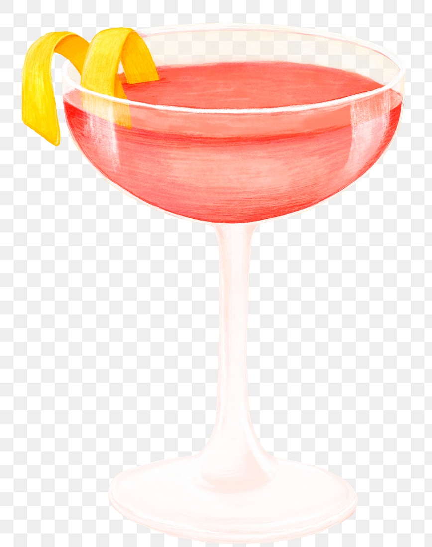 Cosmopolitan cocktail png sticker, alcoholic | Premium PNG - rawpixel