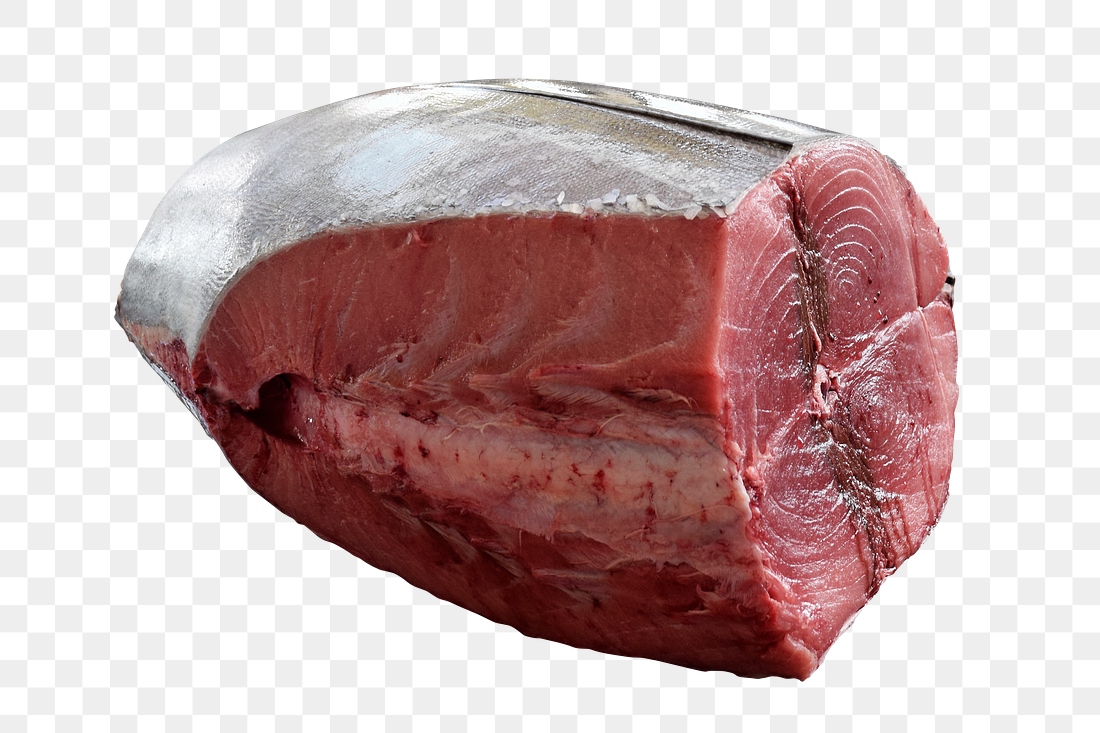 Raw tuna png sticker, transparent | Free PNG - rawpixel