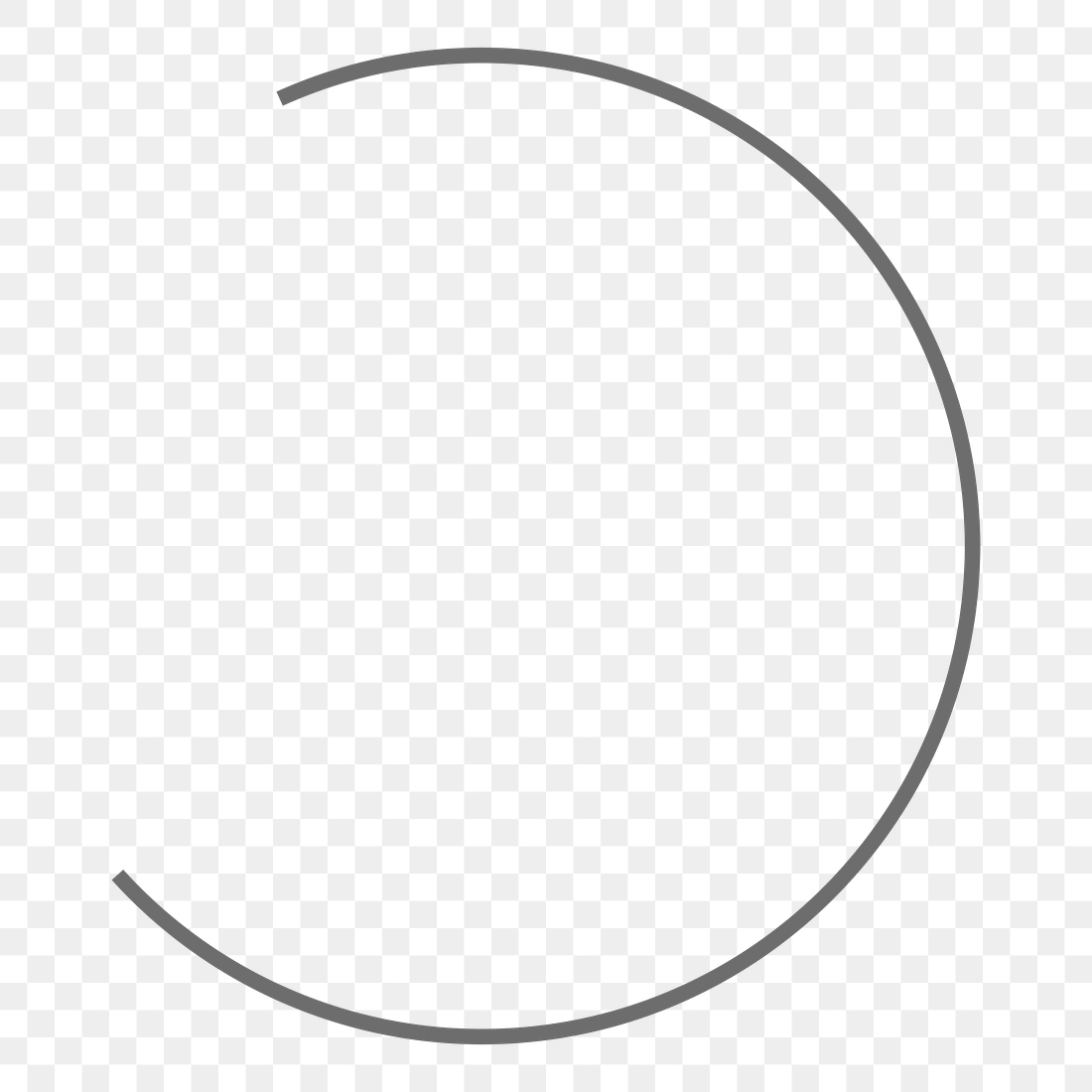 Half circle png sticker, transparent | Premium PNG - rawpixel