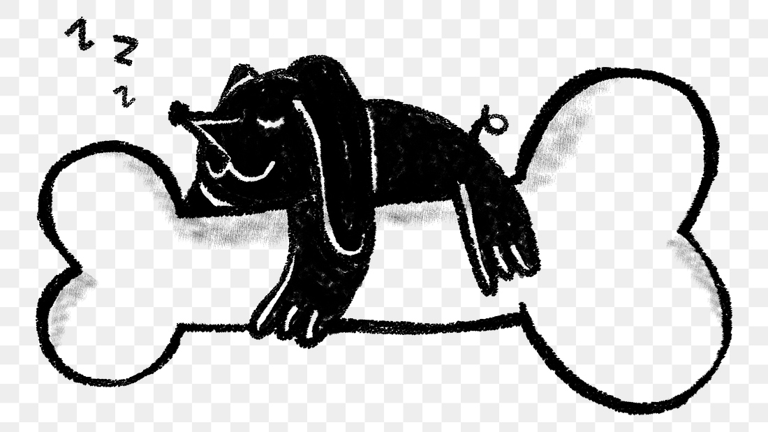 Sleeping dog png sticker, animal | Premium PNG - rawpixel