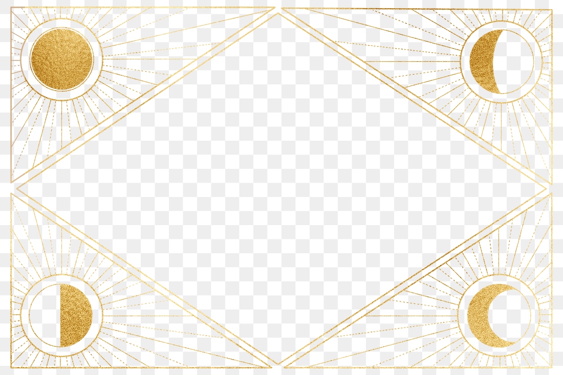 Gold celestial png frame, vintage | Premium PNG - rawpixel