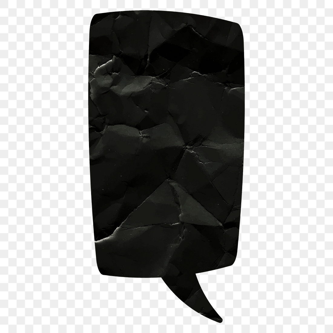 Black speech bubble png sticker, | Premium PNG - rawpixel