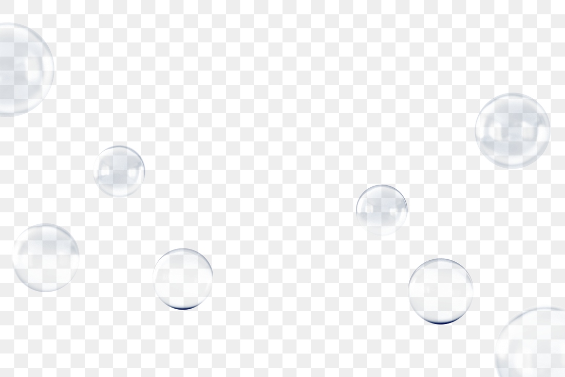 3D floating bubbles png transparent | Premium PNG - rawpixel