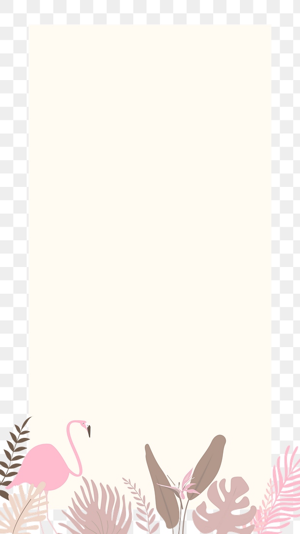 Flamingo note png element, transparent | Premium PNG - rawpixel