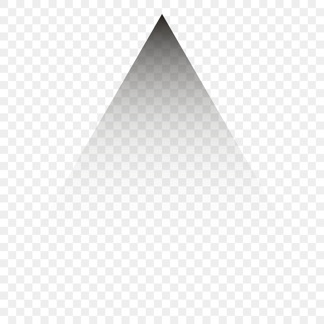 PNG black gradient pyramid, transparent | Premium PNG - rawpixel