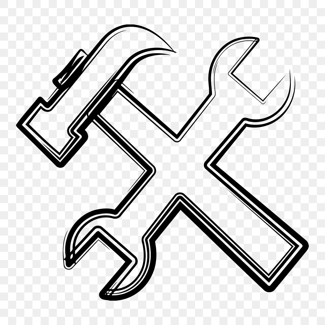 Tools png clipart illustration, transparent | Free PNG - rawpixel