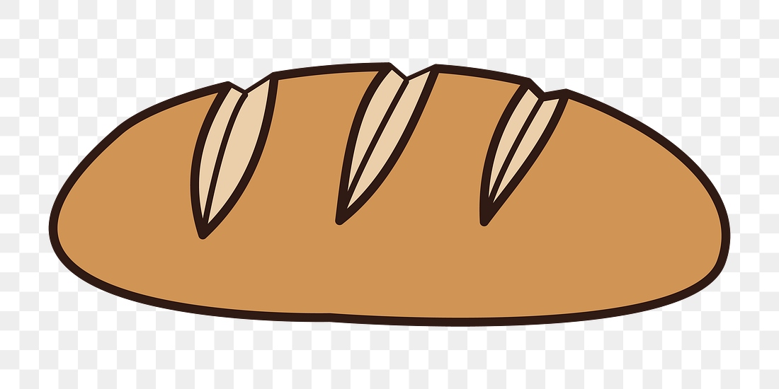 Png bread clipart, transparent background. | Free PNG - rawpixel