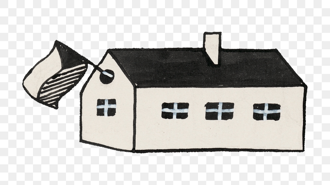 PNG House drawing transparent background. | Premium PNG - rawpixel