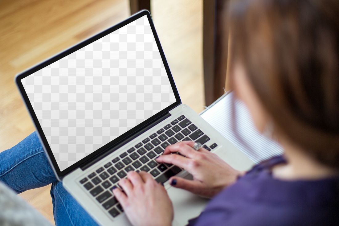 Laptop screen png transparent mockup | Free PNG - rawpixel