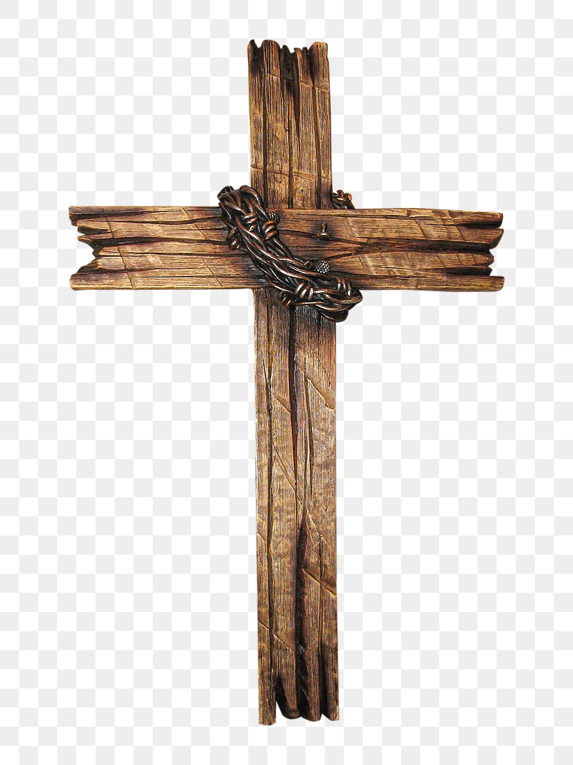 Old wooden cross png collage | Free PNG - rawpixel