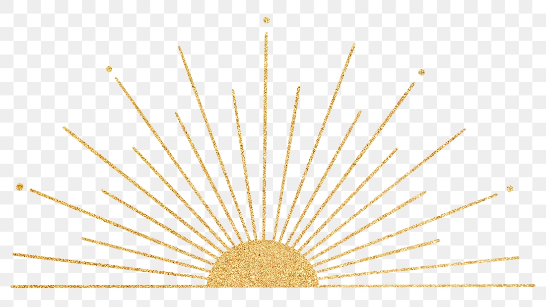 Png gold sunrise, transparent background | Premium PNG - rawpixel