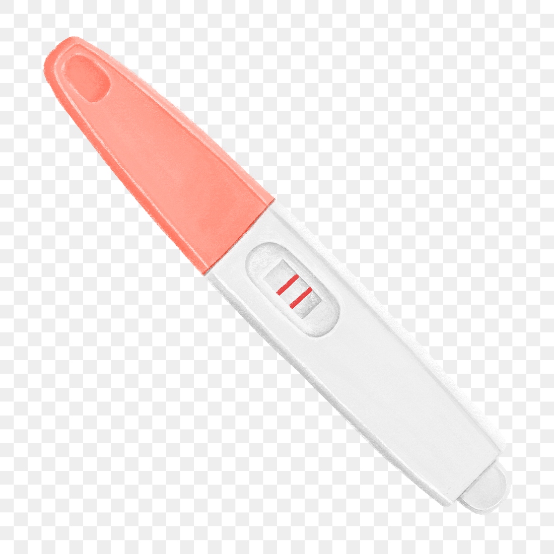 Positive pregnancy png test, women's | Premium PNG - rawpixel