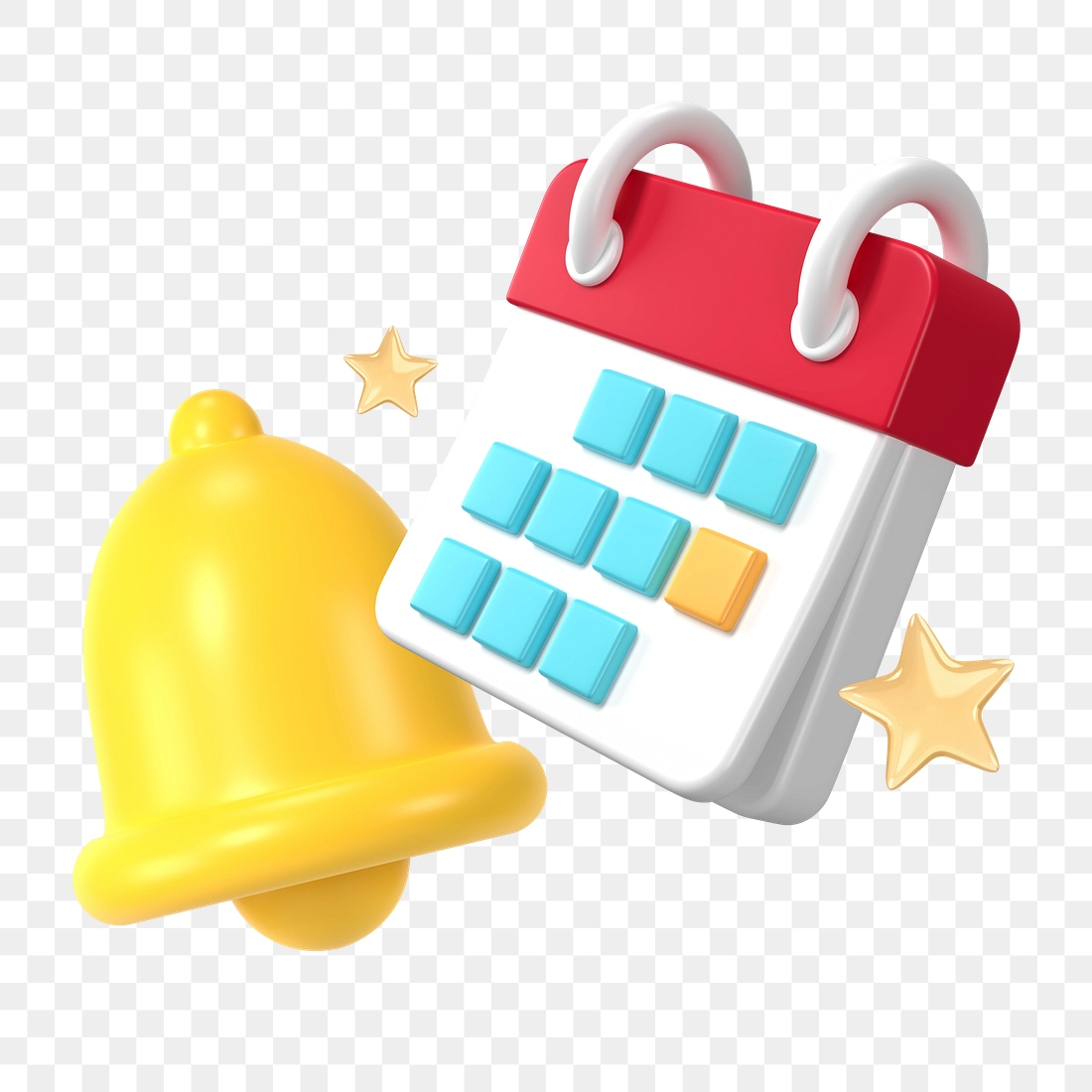 PNG 3D reminder calendar, element | Premium PNG - rawpixel