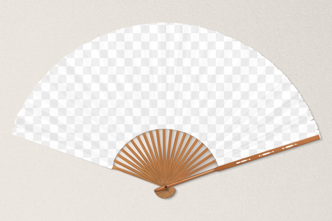 Hand fan png mockup, transparent | Premium PNG - rawpixel