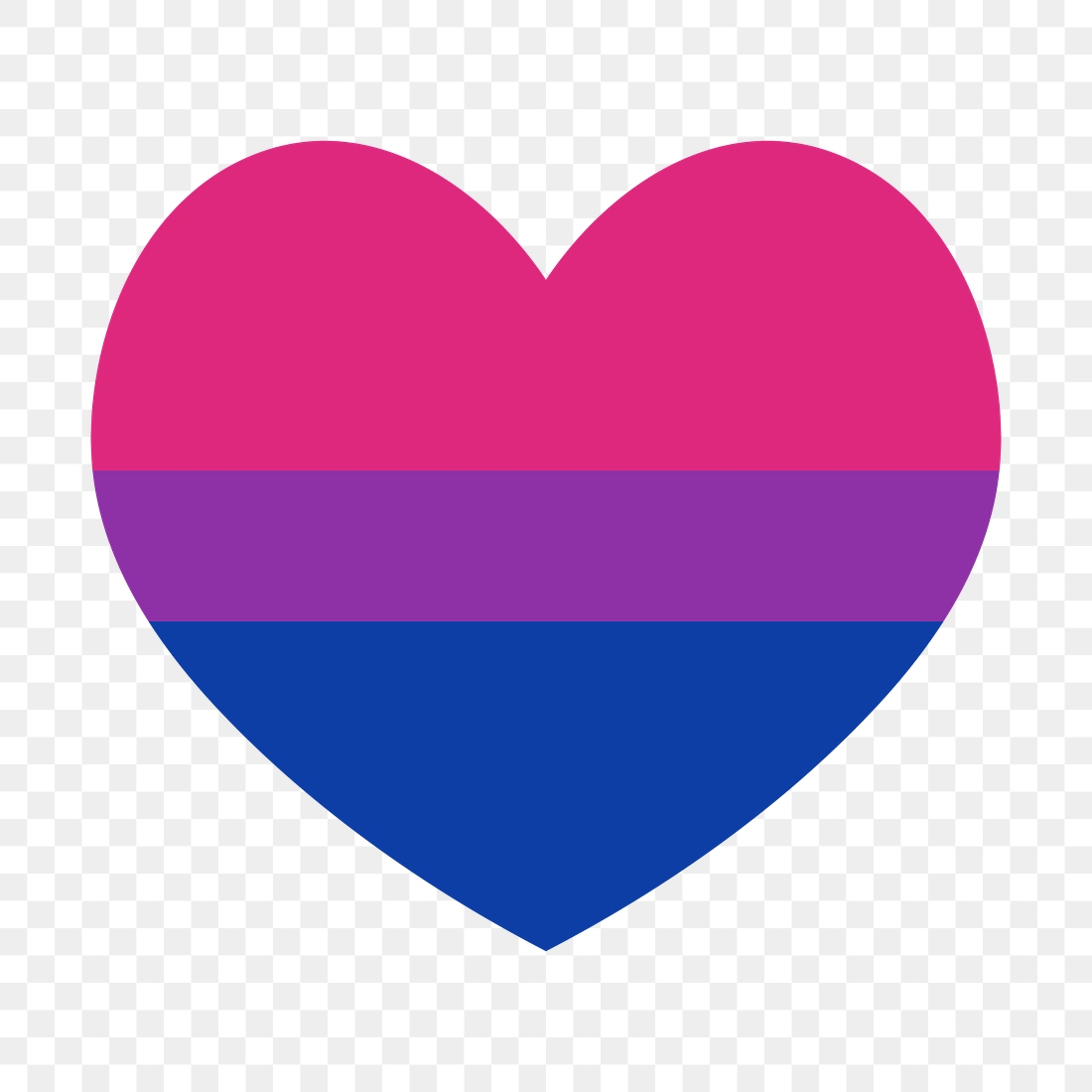 Bisexual flag heart png icon | Premium Icons - rawpixel