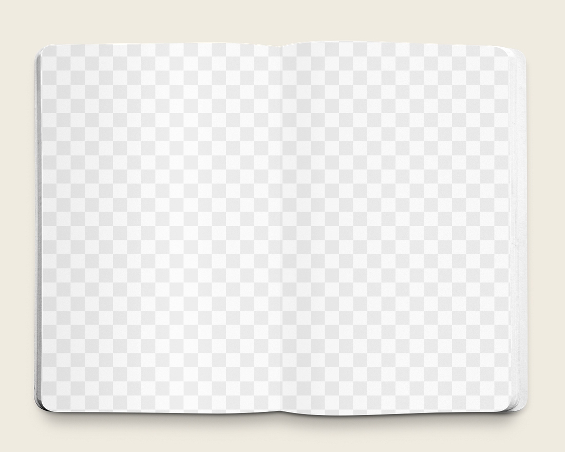 Open notebook png mockup, transparent | Free PNG - rawpixel
