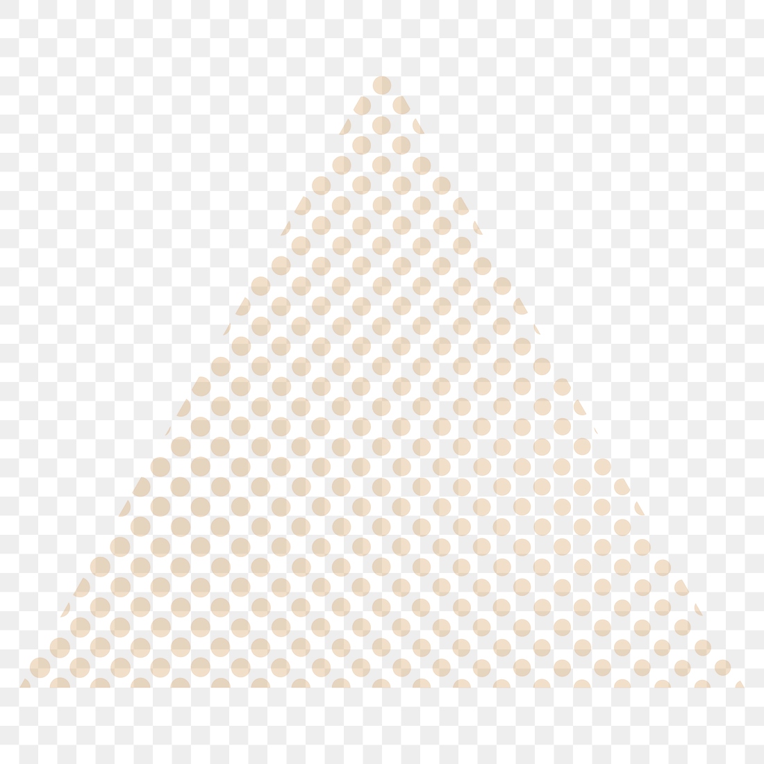 Dotted triangle shape png, transparent | Premium PNG - rawpixel
