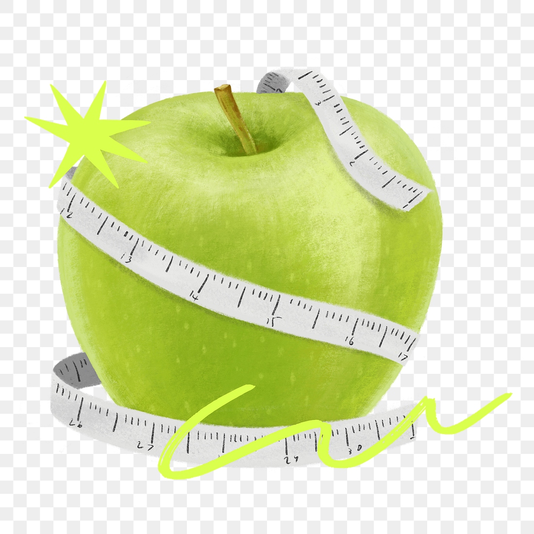 Weight loss png, aesthetic illustration, | Premium PNG - rawpixel